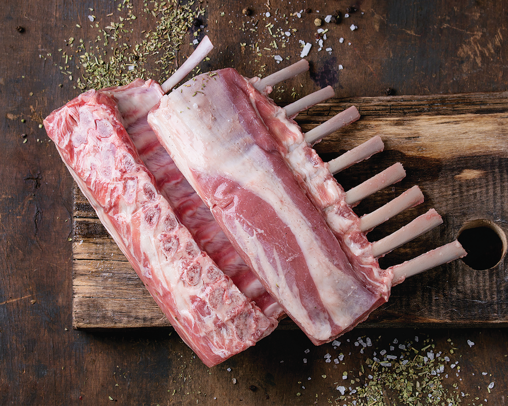 Grass Fed Australian Frenched Lamb Rack — Fairway Packing – The Steak ...